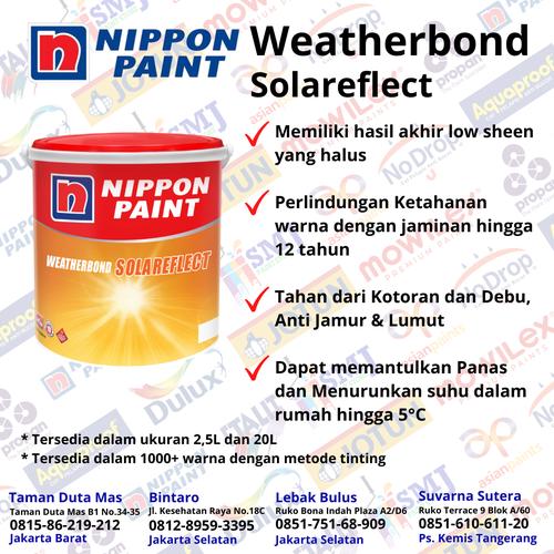Jual CAT EXTERIOR WEATHERBOND SOLAREFLECT WARNA TINTING KEMASAN 2,5 ...