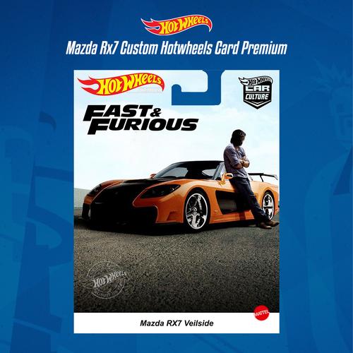 Jual Hotwheels Blister Fast and Furious Han Mazda Rx7 Custom Card ...