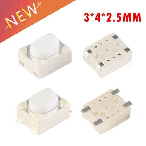 Jual Tactile Push Button SMD Micro Switch 3x4x2.5mm 4P 4 p 4Pin Tact ...