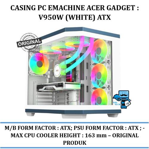 Jual Casing PC Emachine Acer Gadget : V950w ( White ) Atx - Original ...