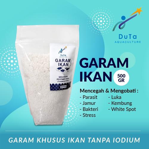 Jual GARAM IKAN 500gr / 1kg GAREM KOLAM AQUARIUM PREMIUM - 500 Gram ...