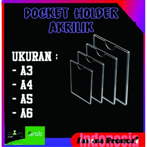 Jual Akrilik Display Dinding Frame / Akrilik Pocket Frame - Kota ...