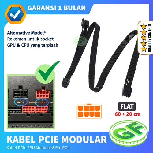 Promo Kabel Modular Corsair PCIe 8 Pin To Dual 6+2 Pin PCI-e Cable ...