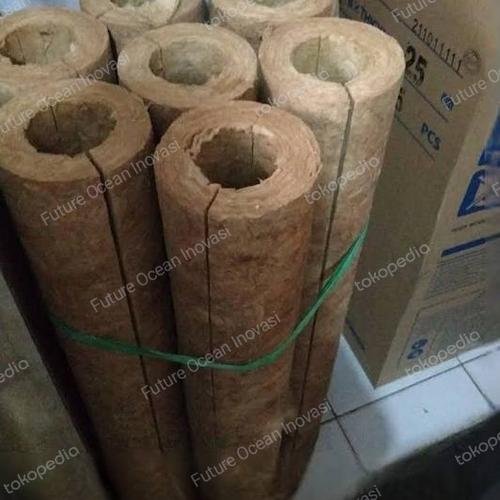 Jual Rockwool pipa - Rockwool Isolasi pipa 1" 2" 3" 4" 5" 6" 8" 10" x ...