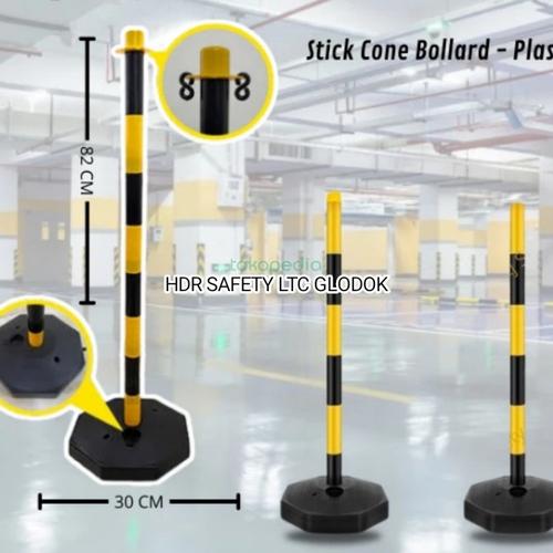 Jual STICK BOLLARD 83 CM / STICK CONE BASE PLASTIK / STICK CONE BAR 83 ...