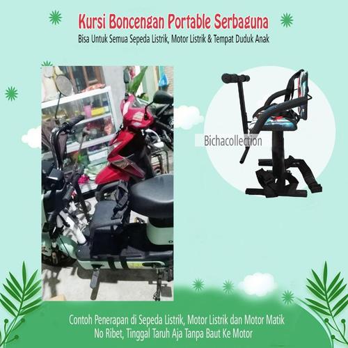 Jual NEW Kursi Boncengan Sepeda Listrik Bisa Untuk Semua sepeda Listrik ...