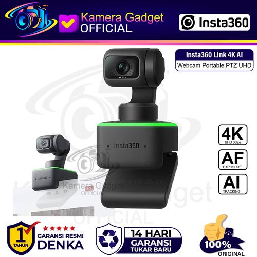 Promo Insta360 Link 4K AI Webcam Portable PTZ UHD Web Cam Insta 360 ...
