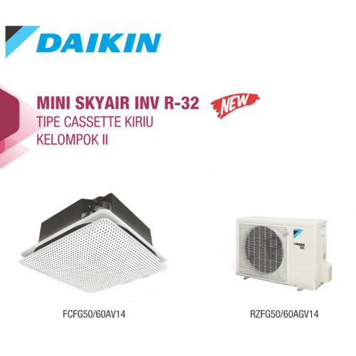 Jual AC DAIKIN KIRIU SURROUND CASETTE INVERTER 2PK TYPE SCFG50AV ...