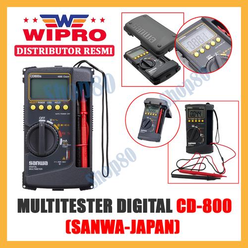 Jual Wipro Multitester Digital Avometer SANWA Multimeter Multi Tester ...