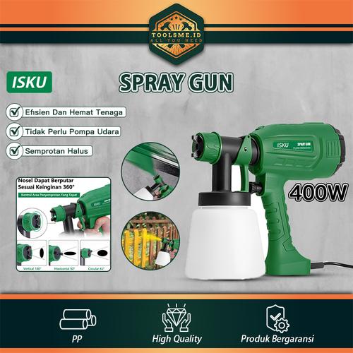Jual Spray Gun Elektrik ISKU Mesin Cat Semprot Tembok Dinding Mobil ...