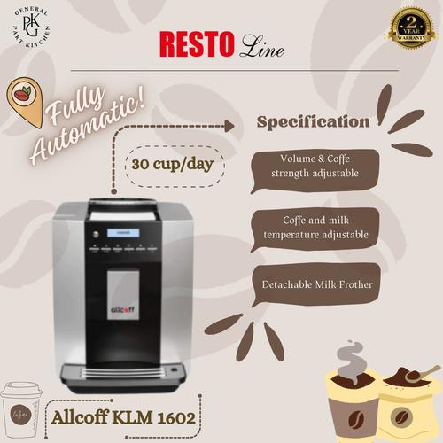 Jual Allcoff KLM 1602 Fully Automatic Coffee Machine - Mesin Kopi ...