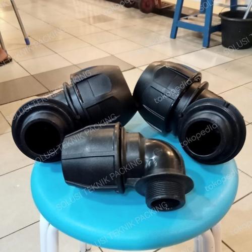 Jual Male Threaded Elbow Hdpe Ukuran 110mm x 4" Inch / Knee Drat Luar ...