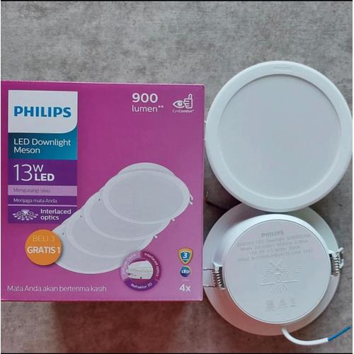 Jual Philips lampu Downlight Meson Pack 3,5w 5 watt 9w 13 watt 17 watt 21 w 24 watt isi 4 paket ...