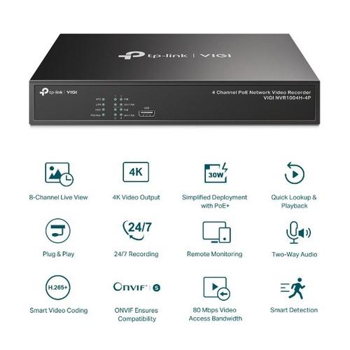 Jual TP-Link VIGI NVR1004H-4P NVR 4 Channel Build in POE - Jakarta Barat - CCTV MASTER GLODOK ...