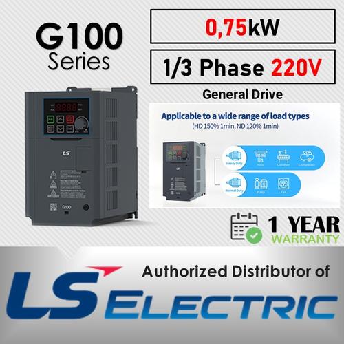 Jual Inverter LS LSLV0022G100-2EONN 2.2 kW 3 HP 3 Phase 200V~230V Built ...