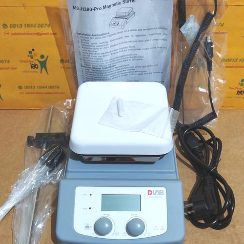 Jual DLAB MS-H380-PRO Digital Magnetic Hotplate Stirrer MSH380 PRO ...