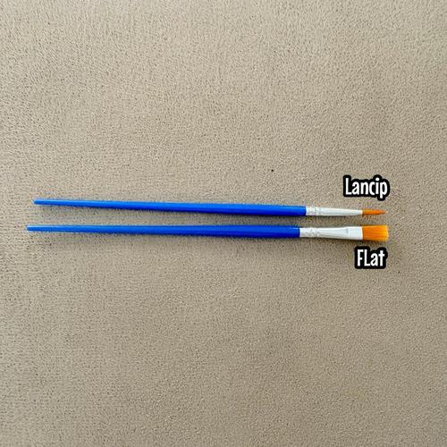 Jual Kuas Cat Lancip - Flat kuas cat air kuas lukis - Kuas Lancip ...