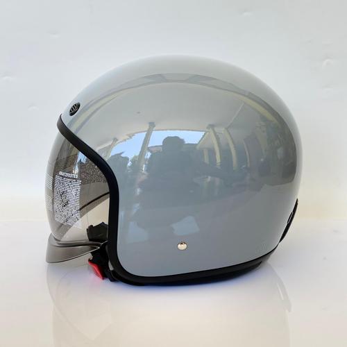 Promo Helm MDS Magnum Grey Glossy Retro Bogo Klasik Hijab Pria Wanita ...