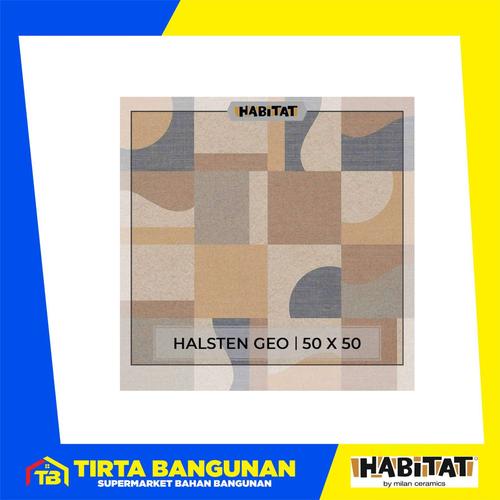 Jual HABITAT KERAMIK 50 X 50 SERIES HALSTEN KW 1/ KERAMIK LANTAI - Halsten Geo - Kota Depok ...