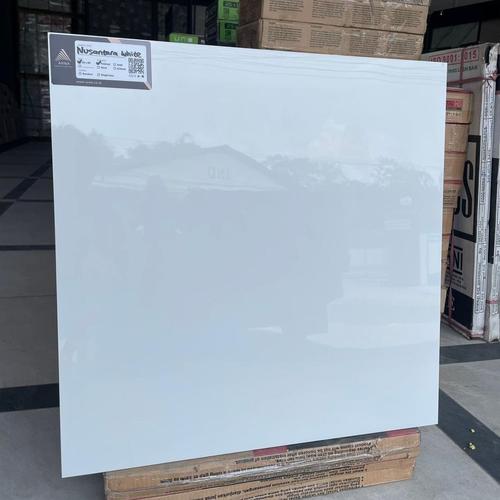 Jual granit 60x60 putih polos arna Nusantara white economy - Kab. Bogor ...