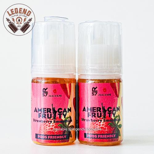 Jual SALT NIC LIQUID AMERICAN FRUITY Strawberry Smoothies 30ML 12MG ...