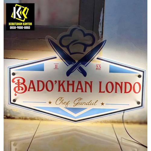 Jual Jual Papan Nama Led Papan Nama Akrilik Custom Signage Akrilik ...