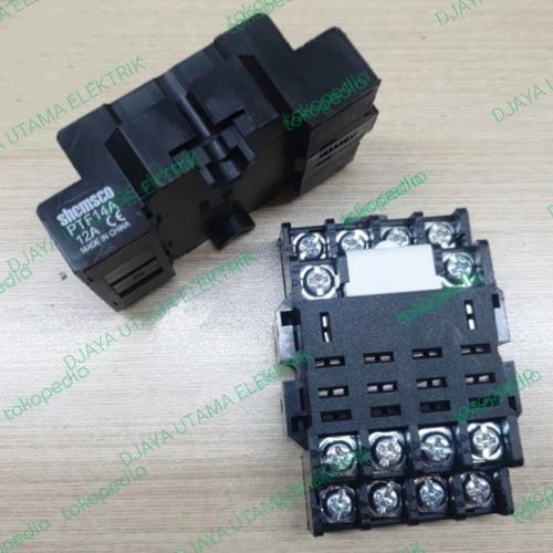 Jual Socket Relay 14 Pin PTF-14A / PTF-14A-Shemsco - Merk Shemsco ...