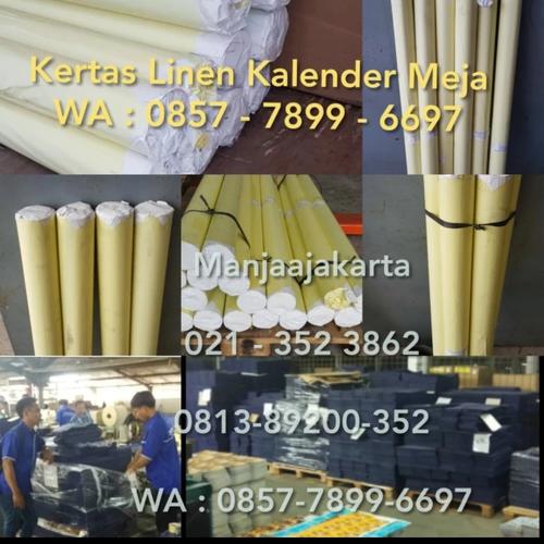 Jual kertas linen kalender meja berbagai warna - Biru - Jakarta Timur ...