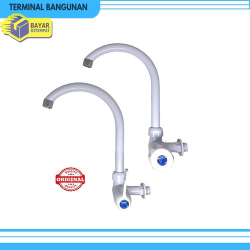 Jual Kran Tembok Angsa Plastik PVC Keran New Soligen W2 Putar - w1/w3 ...