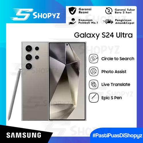Promo SAMSUNG GALAXY S24 ULTRA 5G 12/512GB - 12GB 512GB - GARANSI RESMI ...