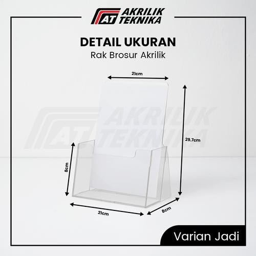 Jual RAK / TEMPAT BROSUR / TEMPAT DISPLAY BROSUR AKRILIK DISPLAY UKURAN ...