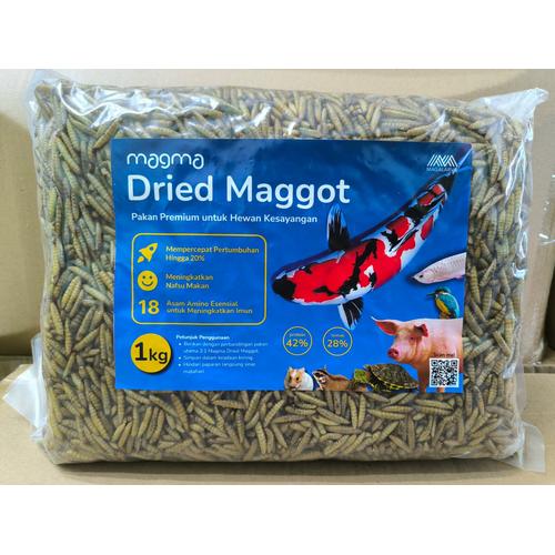 Jual Dried Maggot Kering BSF 1Kg Kualitas Premium Grade A -1kg - Kota ...