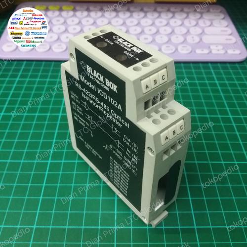 Jual BLACK BOX ICD102A Repeater DIN Rail RS-422/RS-485 with Opto ...