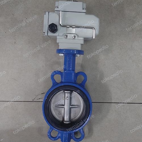 Jual elektrik butterfly valve 4inch/motorized butterfly valve 4" 220v ...