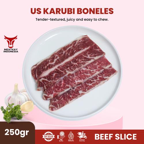 Jual Daging sapi - US KARUBI 3mm BONELESS / US SHORT RIBS - 250gr ...