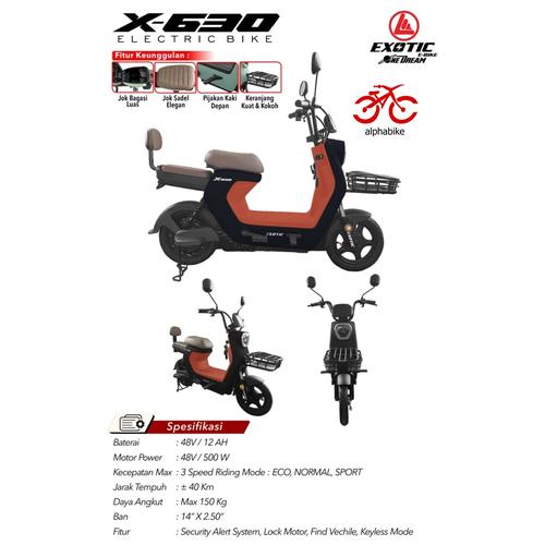 Jual SEPEDA LISTRIK PACIFIC X-630 X630 E-BIKE EBIKE - Kab. Karawang - alphabike | Tokopedia