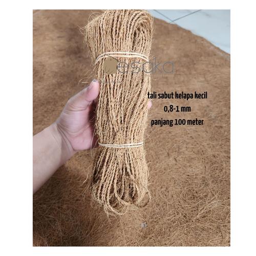 Jual tali hampers 100 meter - tali sabut kelapa kecil 1 mm - tali rami ...