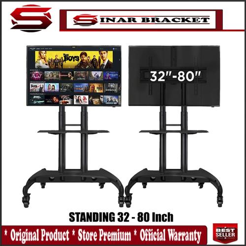 Promo Bracket standing tv / breket tv stand 80 75 65 60 55 50 43 32 ...