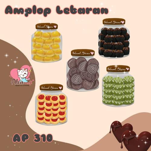 Jual Amplop Lebaran idul Fitri 3D cookies lucu Angpao toples cookies ...