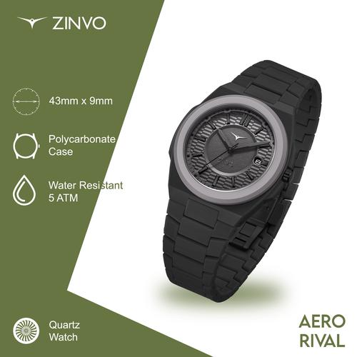 Promo Jam Tangan Pria Quartz Analog zinvo Aero Rival Stealth Polycarbonate Cicil 0% 3x - Jakarta ...