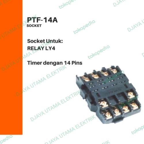 Jual Socket Relay 14 Pin PTF-14A / PTF-14A-Shemsco - Merk Shemsco - Jakarta Pusat - DJAYA UTAMA ...