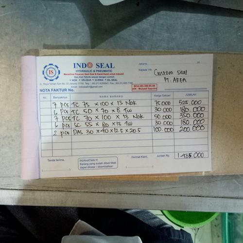 Jual CUSTOME SESUAI PERMINTAAN PT. ARFA - Jakarta Barat - INDOSEAL ...