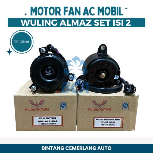 Jual Motor Fan Mobil Radiator Wuling Almaz set 2 pcs Asli - Jakarta ...