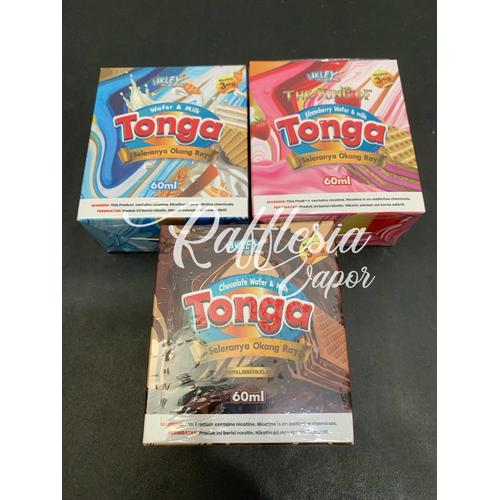 Jual TONGA WAFER MILK STRAWBERRY CHOCOLATE 60MILI - V1WAFER, 6MLGRM ...