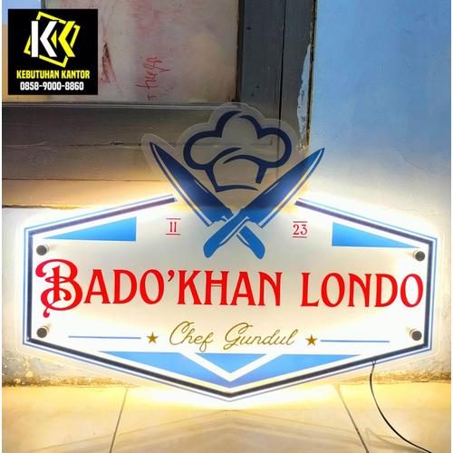 Jual Jual Papan Nama Led Papan Nama Akrilik Custom Signage Akrilik ...