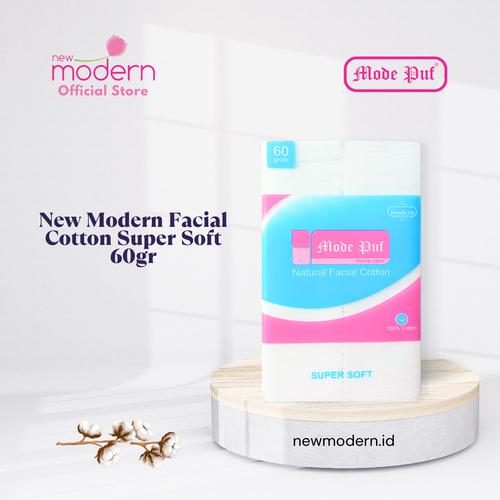Jual Kapas Wajah 60gr Super Soft Facial Cotton New Modern - Kab. Bantul ...