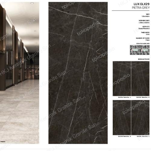Jual GRANIT BIG SLAB MARBEL PIETRA GREY UKURAN GLX29L 120X240 BY NIRO ...