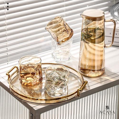 Jual JAV - Water Jug Pitcher Glass - Teko Gelas Kaca Mewah Gift Set ...