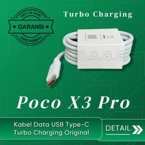 Jual Kabel Casan Xiaomi Poco X3 Pro Type C Turbo Charging - Kota ...