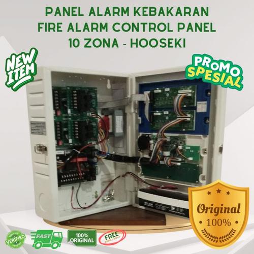 Jual Panel Fire Alarm Control Panel Hooseki 10 Zone HS-10L Original ...